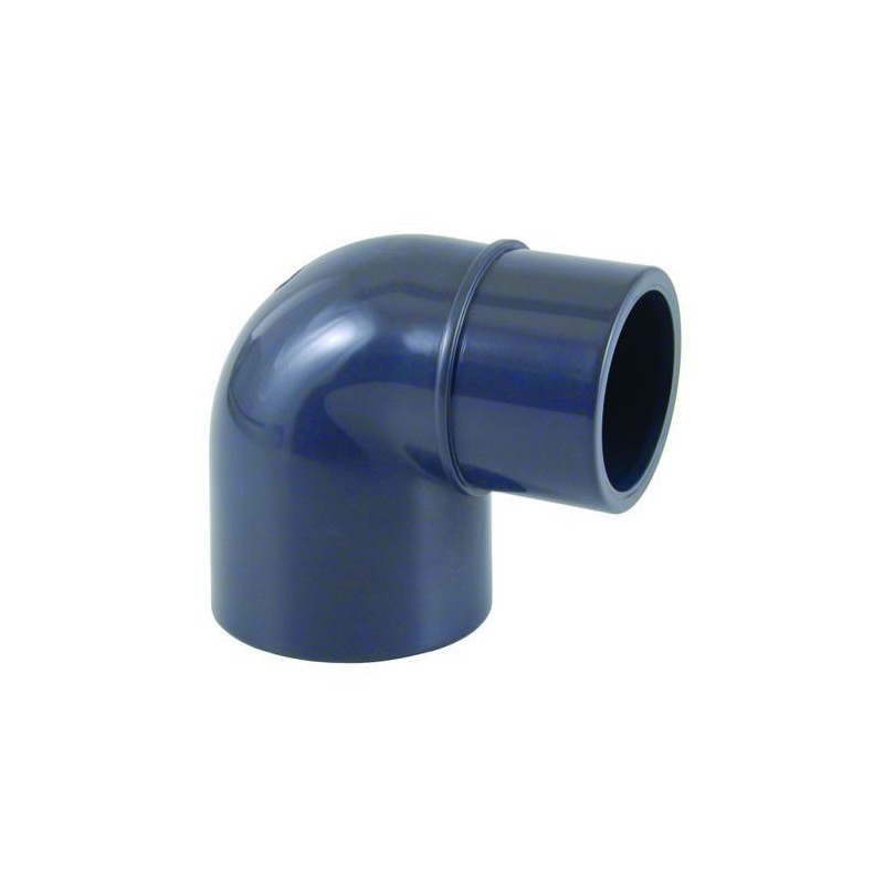 PVC verloop knie 90º Lijmsok