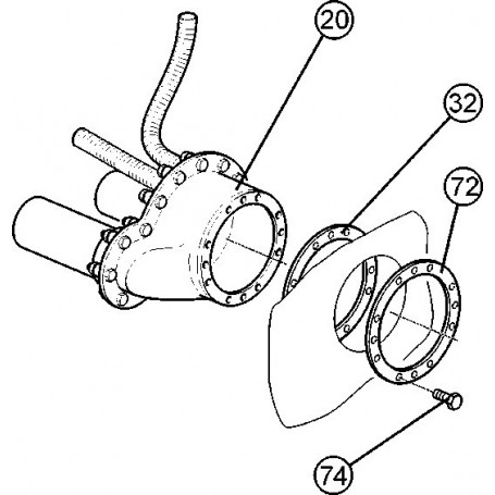 Fluvo C2G Rondo Kunststof complete set (foliebaden)